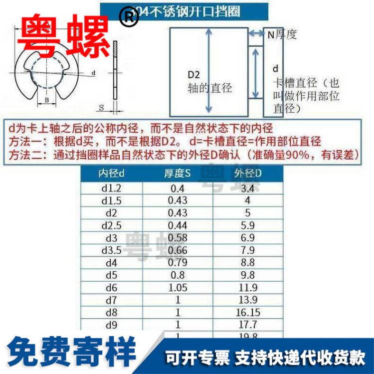 供应开口挡圈 GB896不锈钢e型卡簧 开口卡环扣卡簧 挡片轴卡 产品关键词:e型卡簧gb896;896不锈钢;gb896开口;896开口挡;e型挡片;开口轴卡;开口e型挡圈;gb896不锈钢 ...