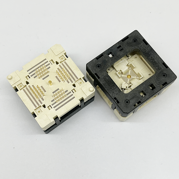 QFN20 0.4芯片测试座3x3尺寸MCU 5V 8051系列单片机烧录测试老化老炼 - 百度爱采购