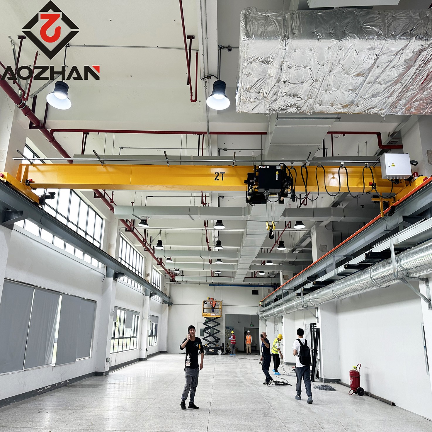 LD型2T欧式电动单梁桥式起重机 变频双速 启动平稳 支持定制