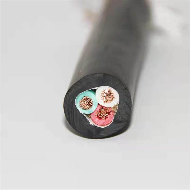 MCPT-1.9/3.3kv矿用铜丝屏蔽采煤机电缆3*120+1*50+6*2.5高压线