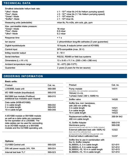 INFICON LDS3000氦质谱检漏仪 英福康模块化多功能泄漏测试仪 产品关键词:英福康lds3000模块检漏仪;英福康检漏仪 ...