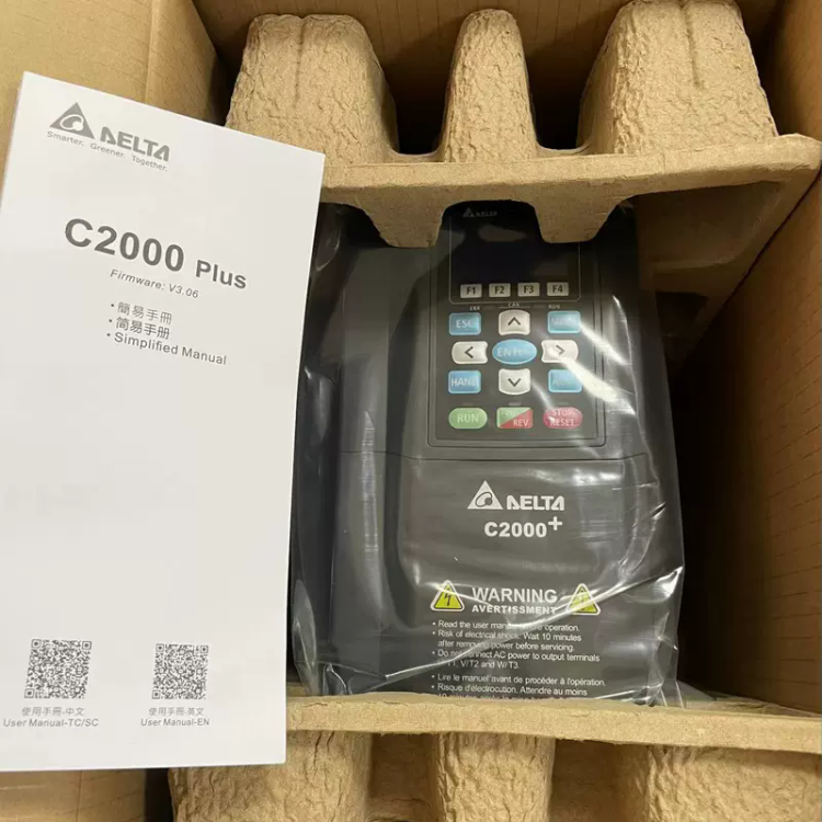 VFD185C43A-21 台达C2000系列变频器 三相电机功率18.5KW 恒压供水用