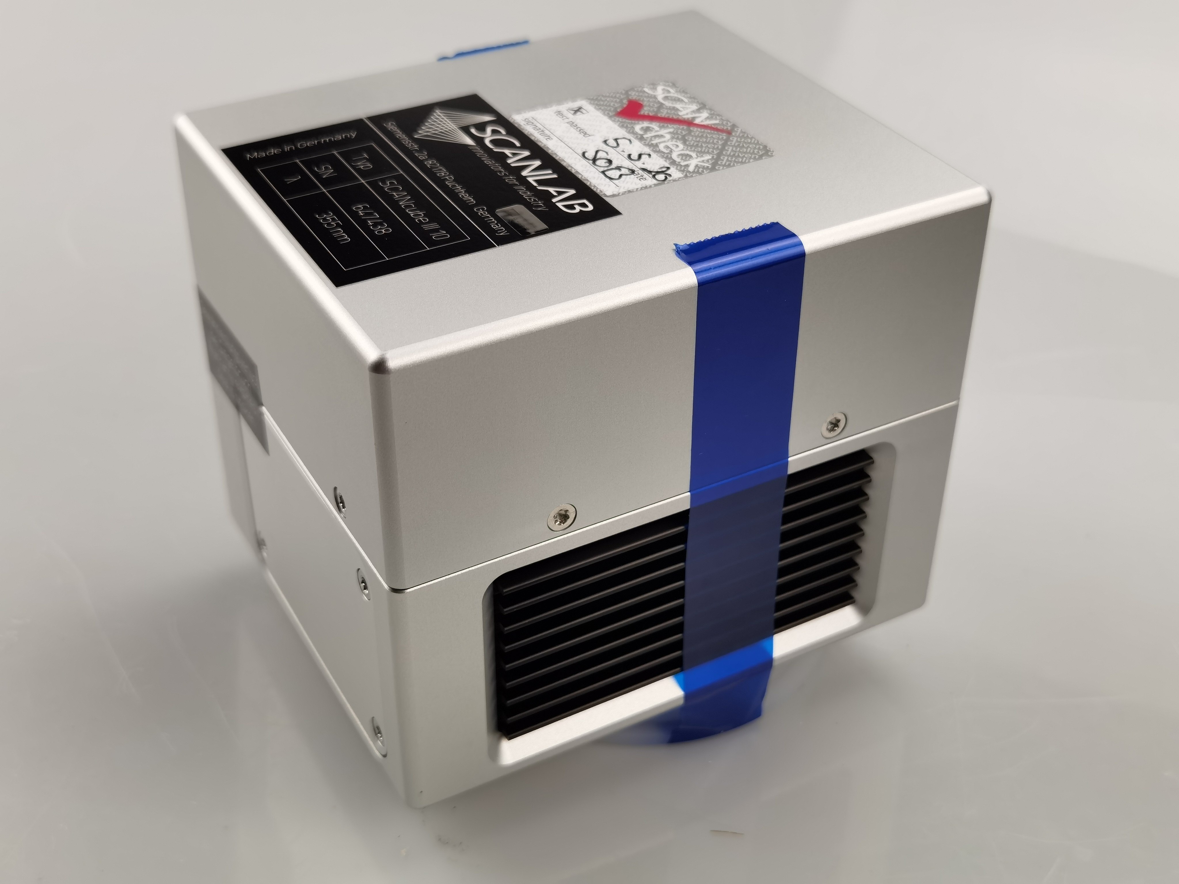 scanlab振镜SCANcube III 10 355nm/532nm/1064nm/10600nm扫描 产品关键词:振镜厂家