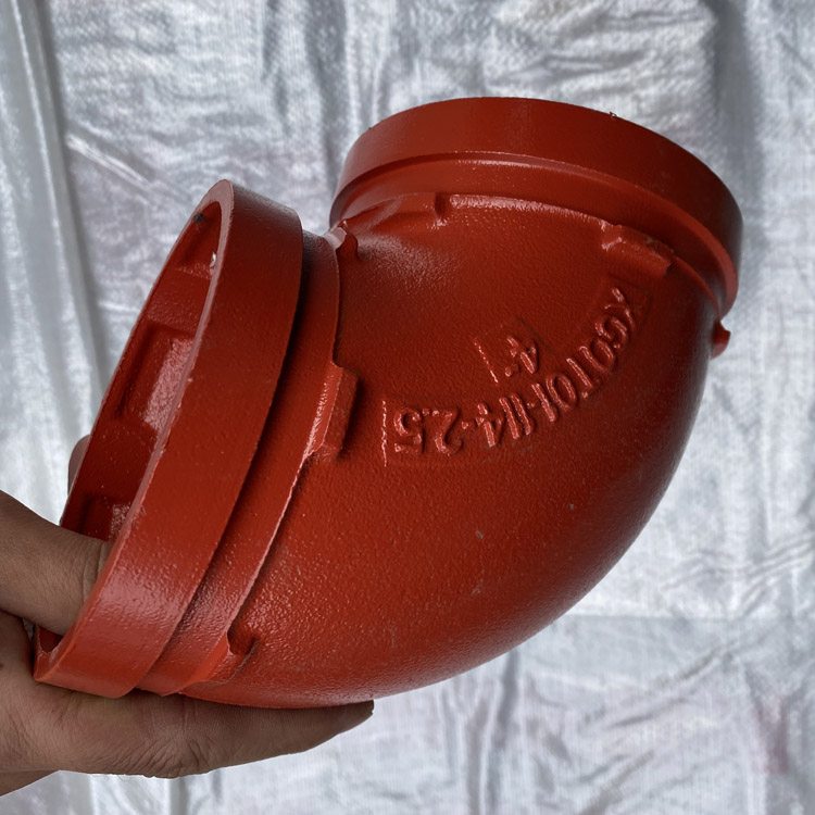 DN200沟槽弯头 国标 球墨铸铁 2.5MPa 90度 45度 22.5度品规齐全 晋峰 - 百度爱采购