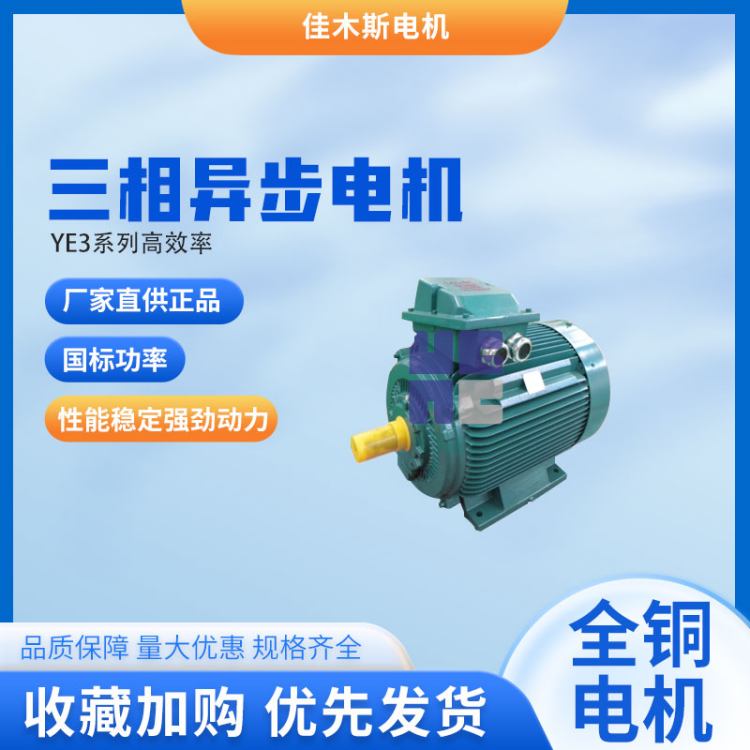 佳 木斯三相异步电动机三级能效YE3-280S-2 75kw厂家直供代理商