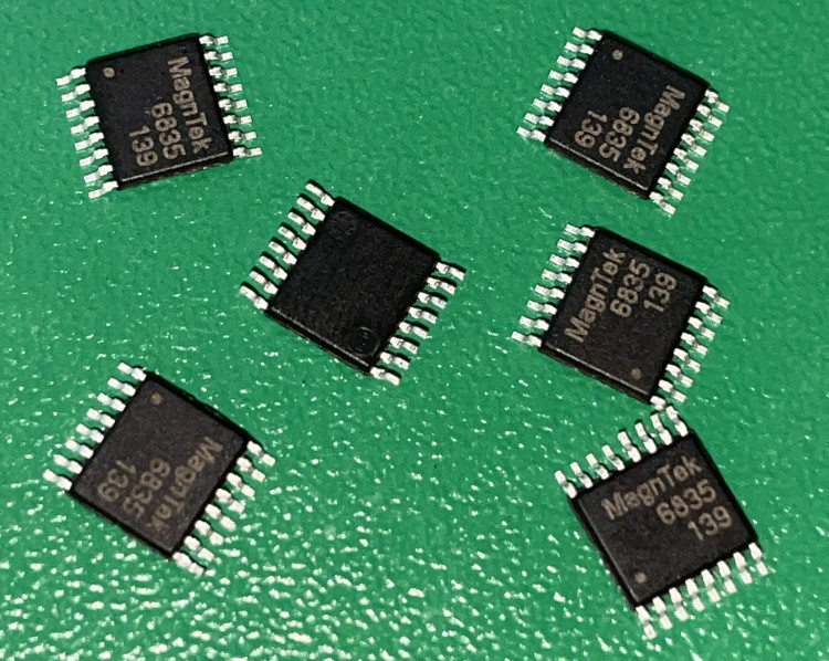 21位高分辨率 高精度磁性角度编码芯片IC 无刷电机控制 MT6835 - 百度爱采购