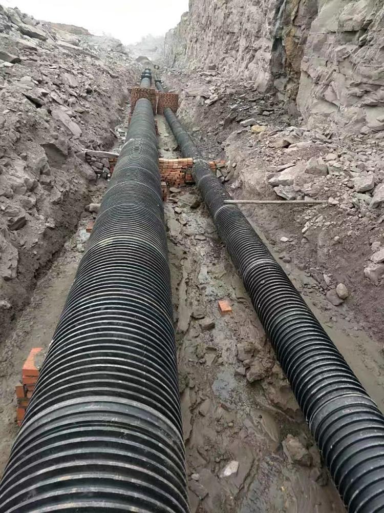 增强聚丙烯（frpp)模压管 异形肋排水管 污水管道 产品关键词:聚丙烯frpp排水管;增强FRPP异形肋模压排水管