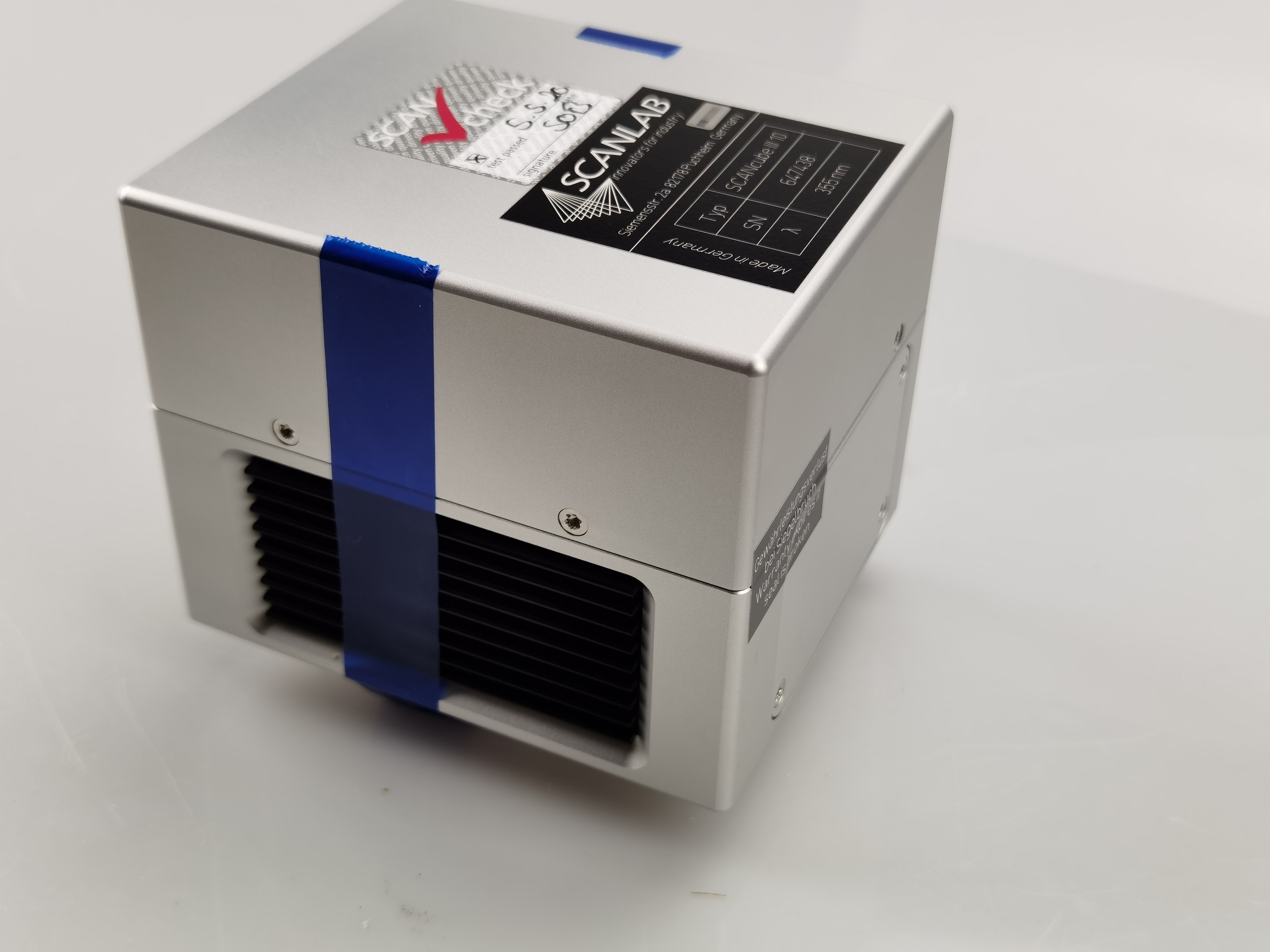 scanlab振镜SCANcube III 10 355nm/532nm/1064nm/10600nm扫描 产品关键词:振镜厂家