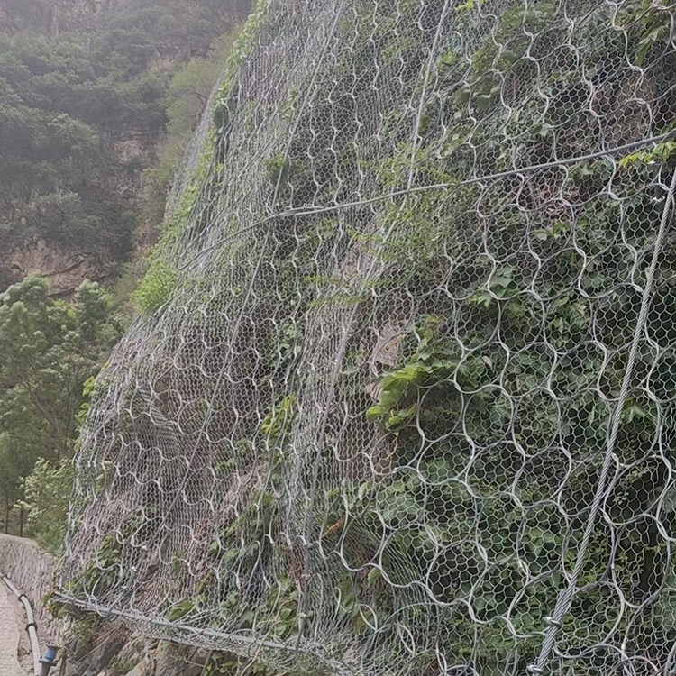 蓉翔GPS-200主动边坡防护网 柔性金属网 山体护坡网 SNS拦截落石网