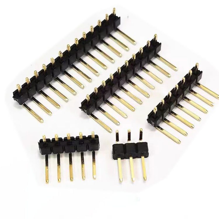 镀金排插针 单排弯针 2.0mm间距 2P~50P 可任意定制P位 环保 耐高温 誉晟 - 百度爱采购