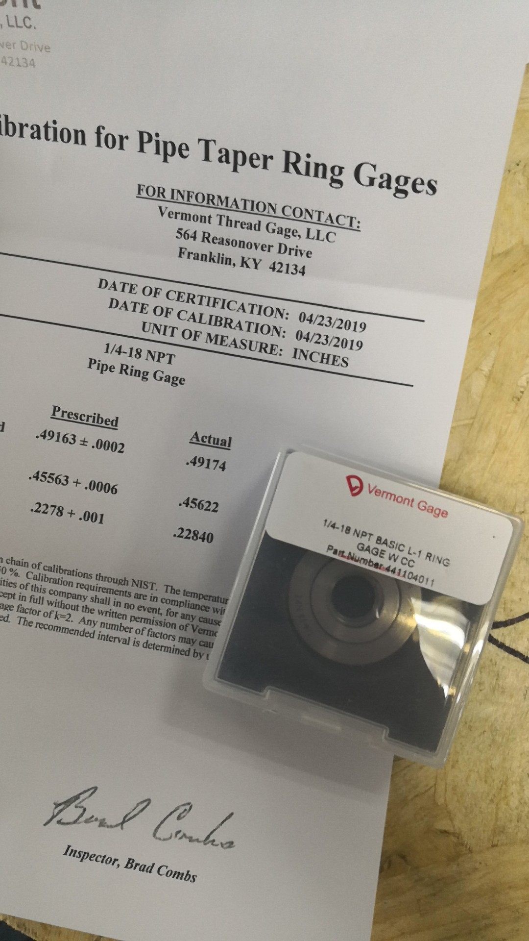 NPTF螺纹塞规美国Vermont 1/4-18ANPT管螺纹环规ANSI SAE AS71051 - 百度爱采购