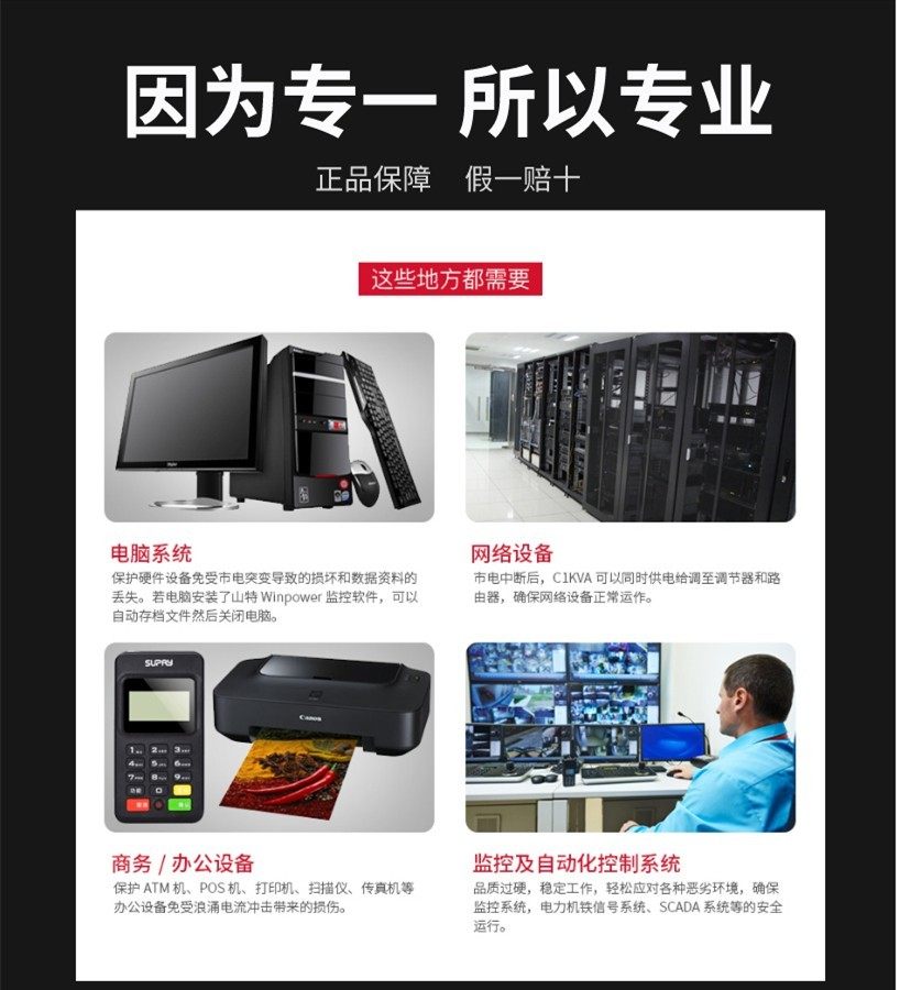 山 特CASTLE 1K (6G)城堡系列 在线式 C1K UPS不间断电源 1000VA/800W - 百度爱采购