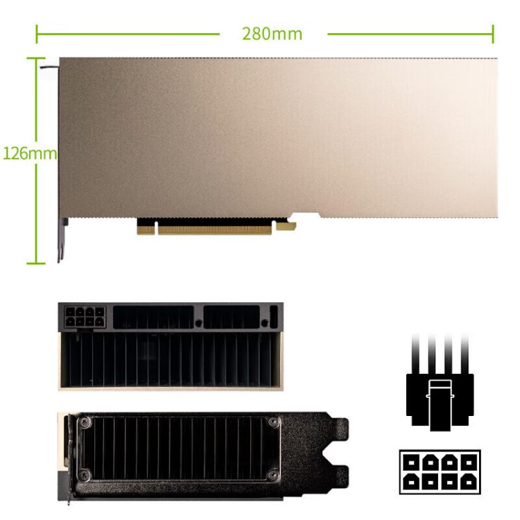 英伟达 (NVIDIA) Tesla A100 A800 40G/80G PCIE 计算加速GPU显卡
