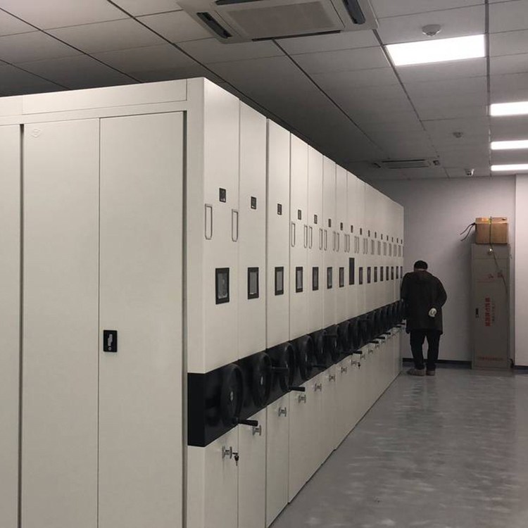 伟华 无轨档案密集柜 智能型电动密集架 保密性 设计安装