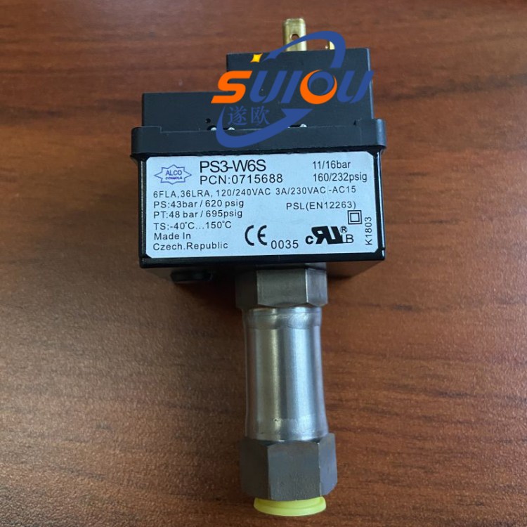 ALCO艾柯 PS3-B6S压力开关 压力控制器 压控继电器 压力控制开关 产品关键词:ps3-b6s压力开关