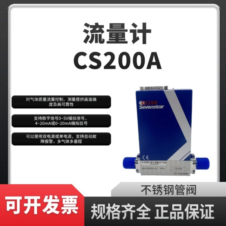 七星华创（华丞电子）CS200A质量流量控制器 流量显示器配套