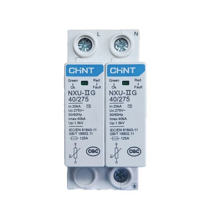 防雷保护NXU系列浪涌保护器 NXU-Ⅱ 40kA/385V 2P