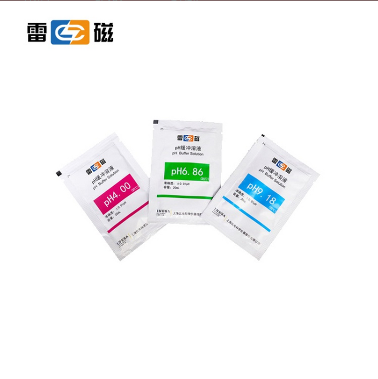 雷磁标准液袋装pH缓冲溶液PH4.00/6.86/9.18( 20ml)分析试剂 产品关键词:ph标准试剂;雷磁缓冲溶液;袋装溶液;雷磁ph ...