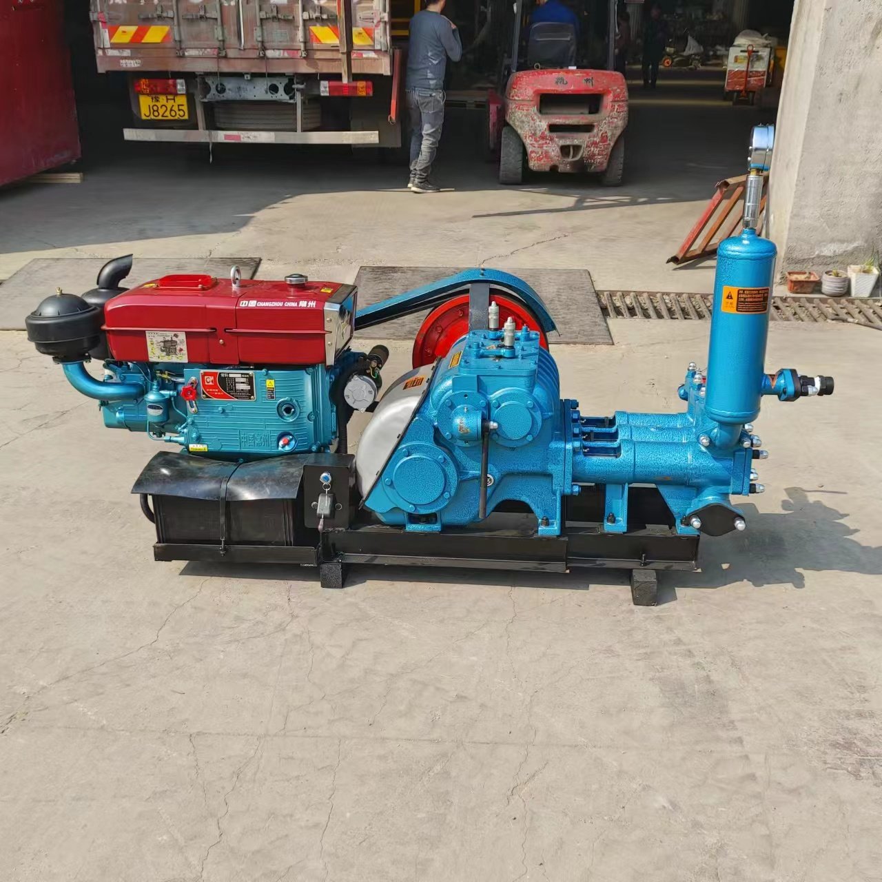 宝成机械 下沉水泥注浆机 BW250注浆泵 无噪声 山体加固泥浆泵型号