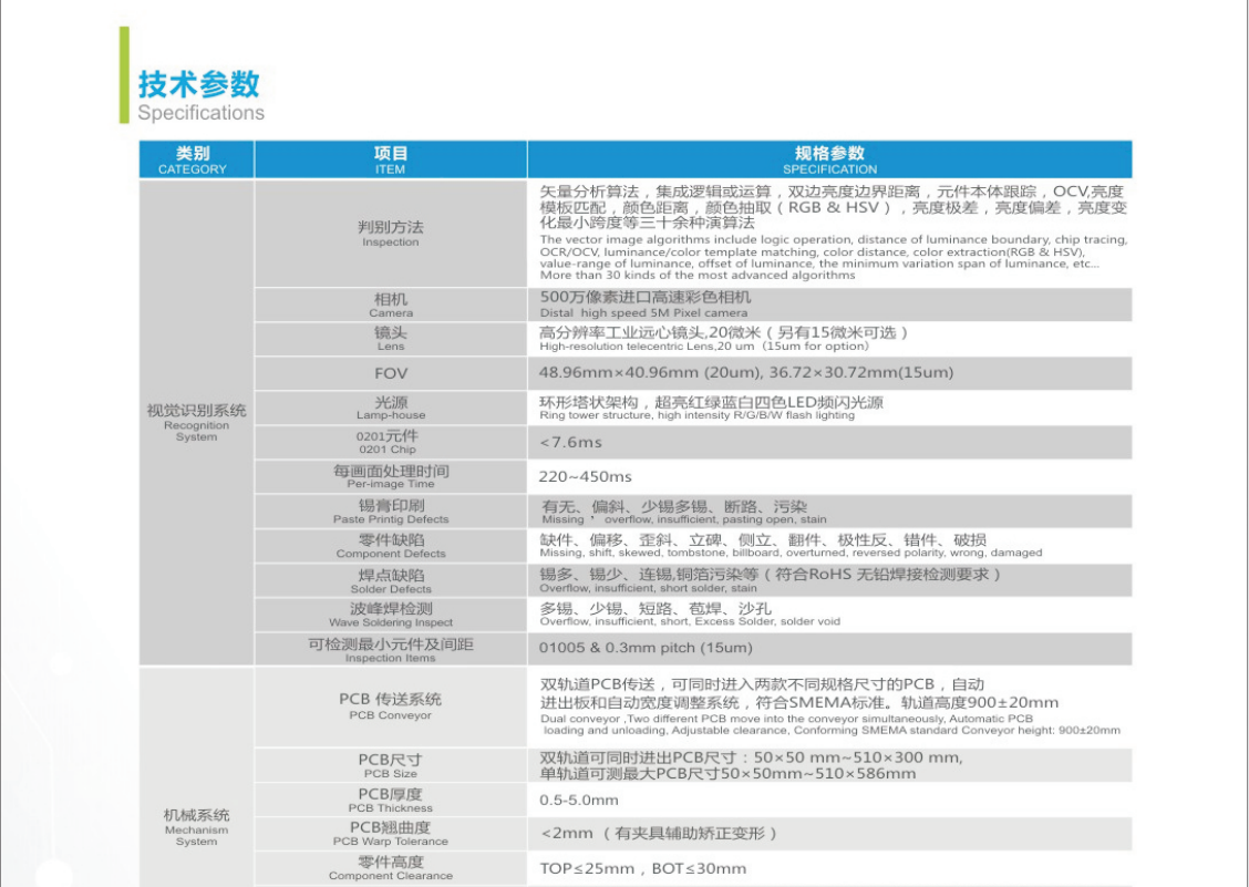 全新 振华兴VCTA-D820在线型双轨单相机AOI自动光学检测设备 贸易