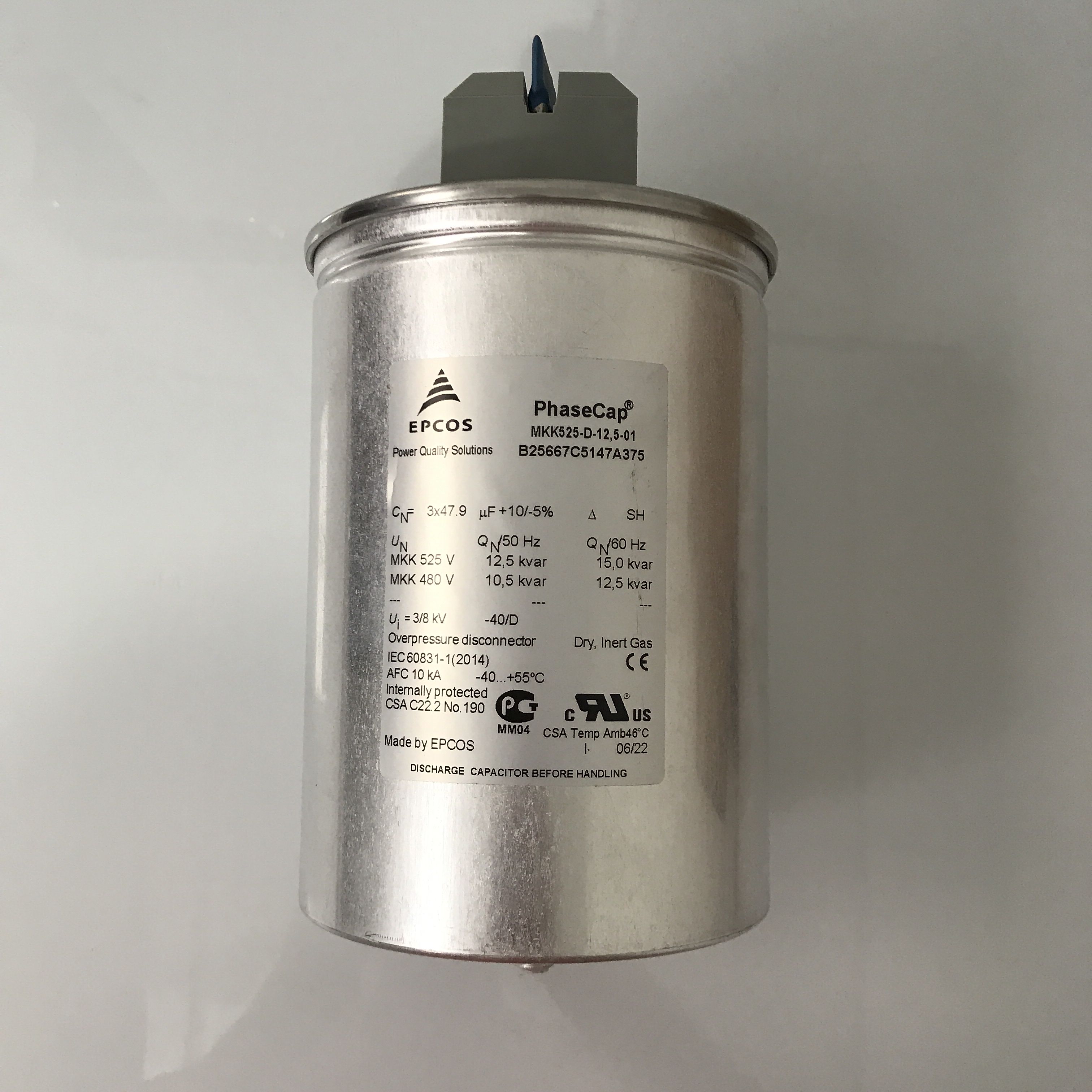 现货 E62.S23-563M30 德国electronicon电容 3*55.7UF 1200V 质保6年