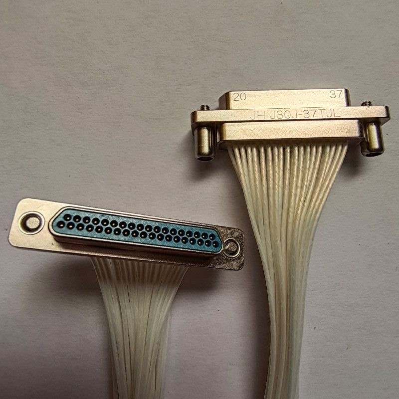 锦宏牌 压接式接插件 J30J-37TJ-300mm 矩形连接器 带电缆插头 - 百度爱采购