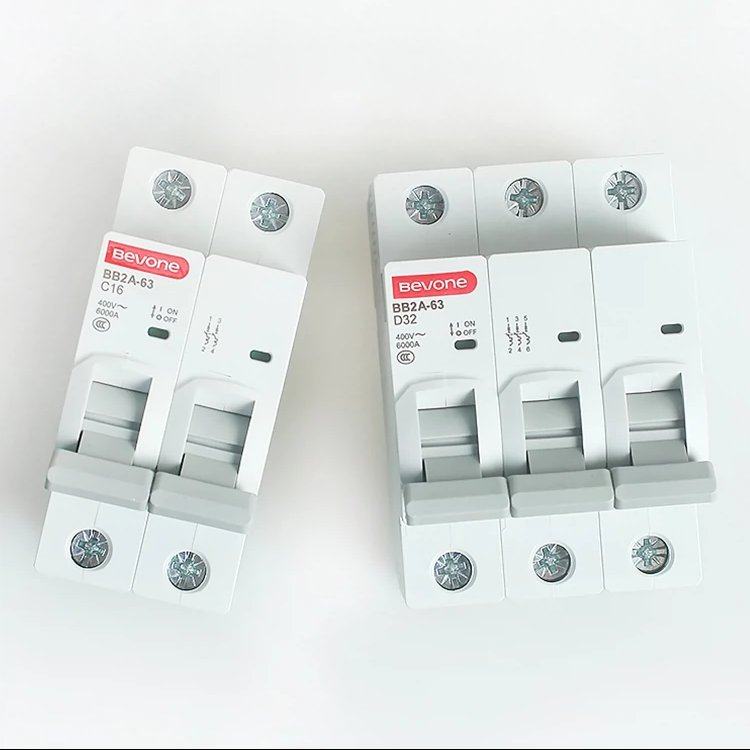 北元小型断路器BB2-63/2P C6A空气开关 BB2-63系列B型/C型/D型