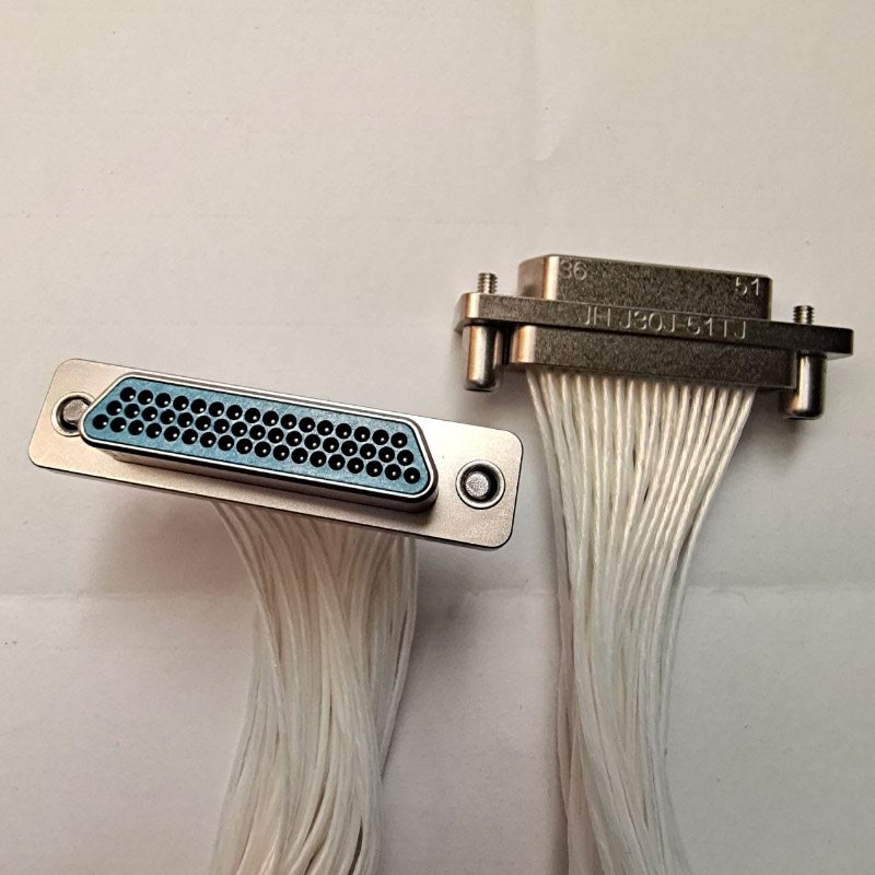 锦宏牌 压接式接插件 J30J-37TJ-300mm 矩形连接器 带电缆插头 - 百度爱采购