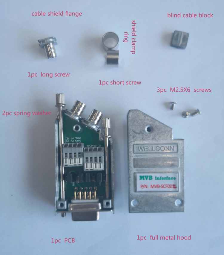 MVB Interface MVB-SCF001 WELLCONN多功能车辆总线连接器 - 百度爱采购