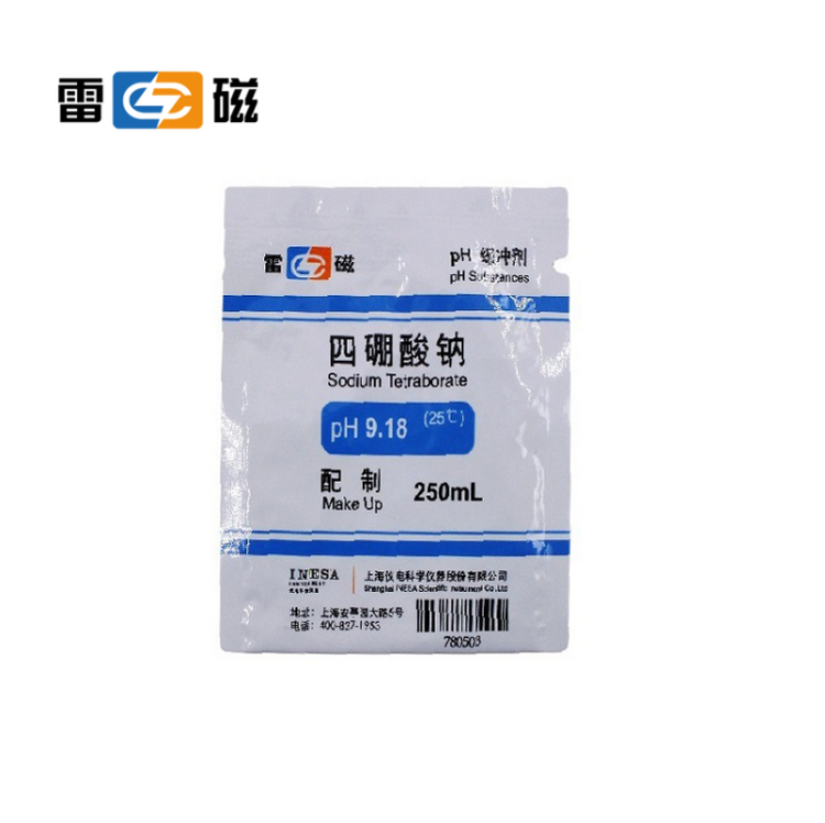 雷磁标准液袋装pH缓冲溶液PH4.00/6.86/9.18( 20ml)分析试剂 产品关键词:ph标准试剂;雷磁缓冲溶液;袋装溶液;雷磁ph ...