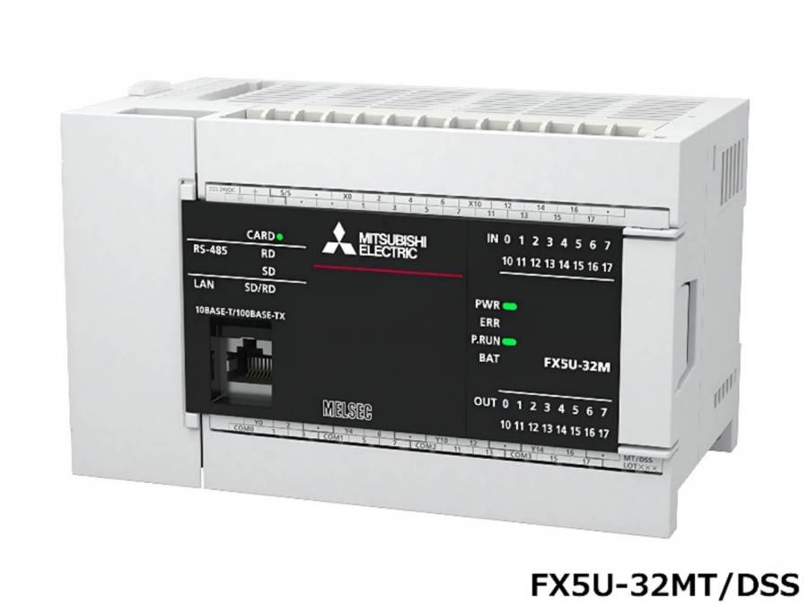 三菱IQ-F系列PLC,FX5U-32MT/DSS、FX5U-64MT/DSS、FX5U-80MT/DSS