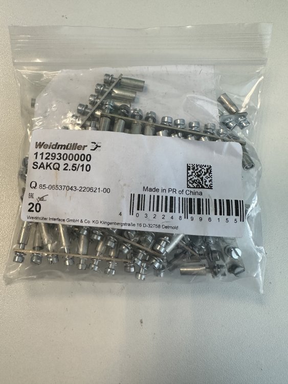 魏德米勒 端子横联件 SAKQ 2.5/10 螺钉固定 1129300000 产品关键词:魏德米勒螺钉横联件;固定横联件;魏德米勒端子横联件 ...