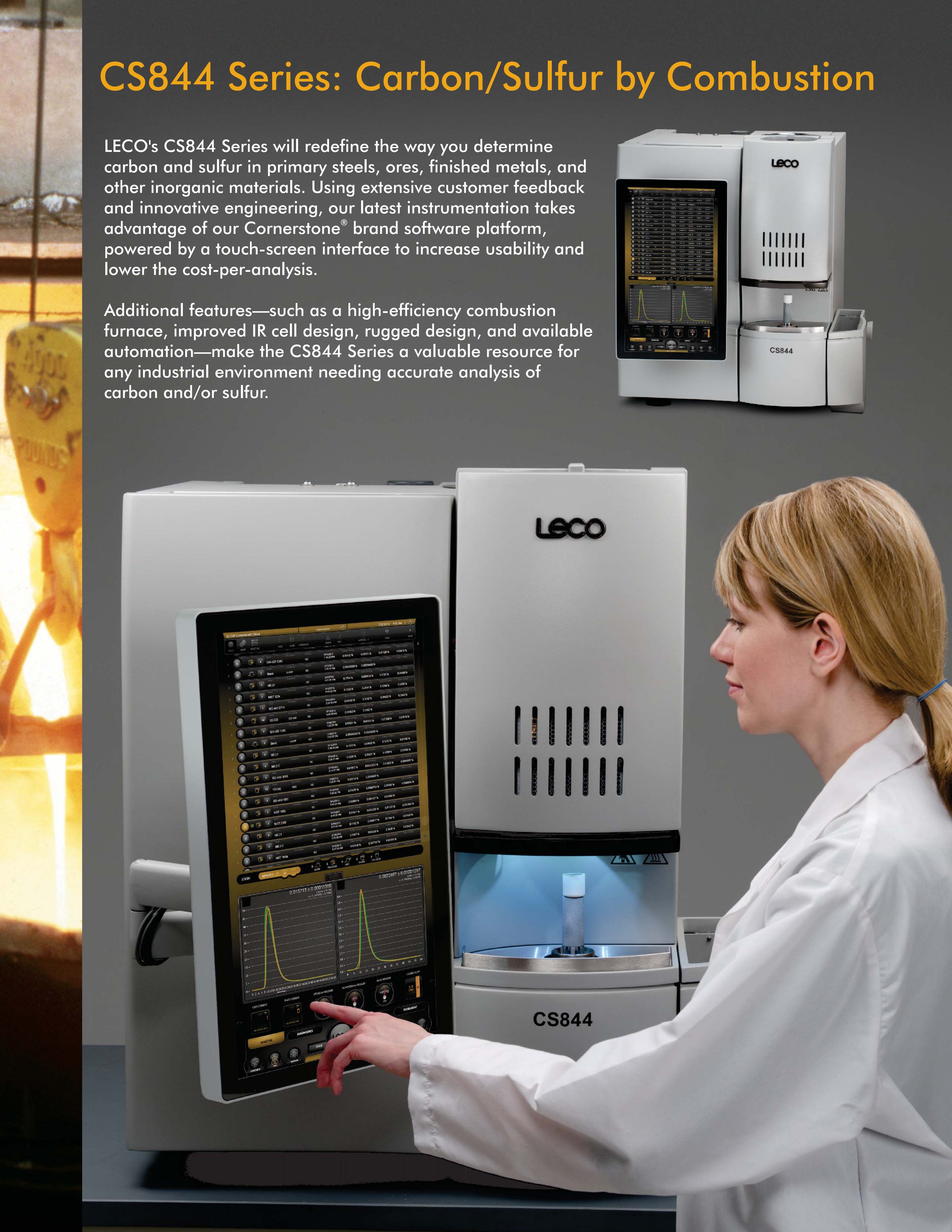 力可LECO 红外碳硫分析仪 CS844 高精度 美国进口仪器 产品关键词:力可cs844;cs844价格;leco碳硫cs844