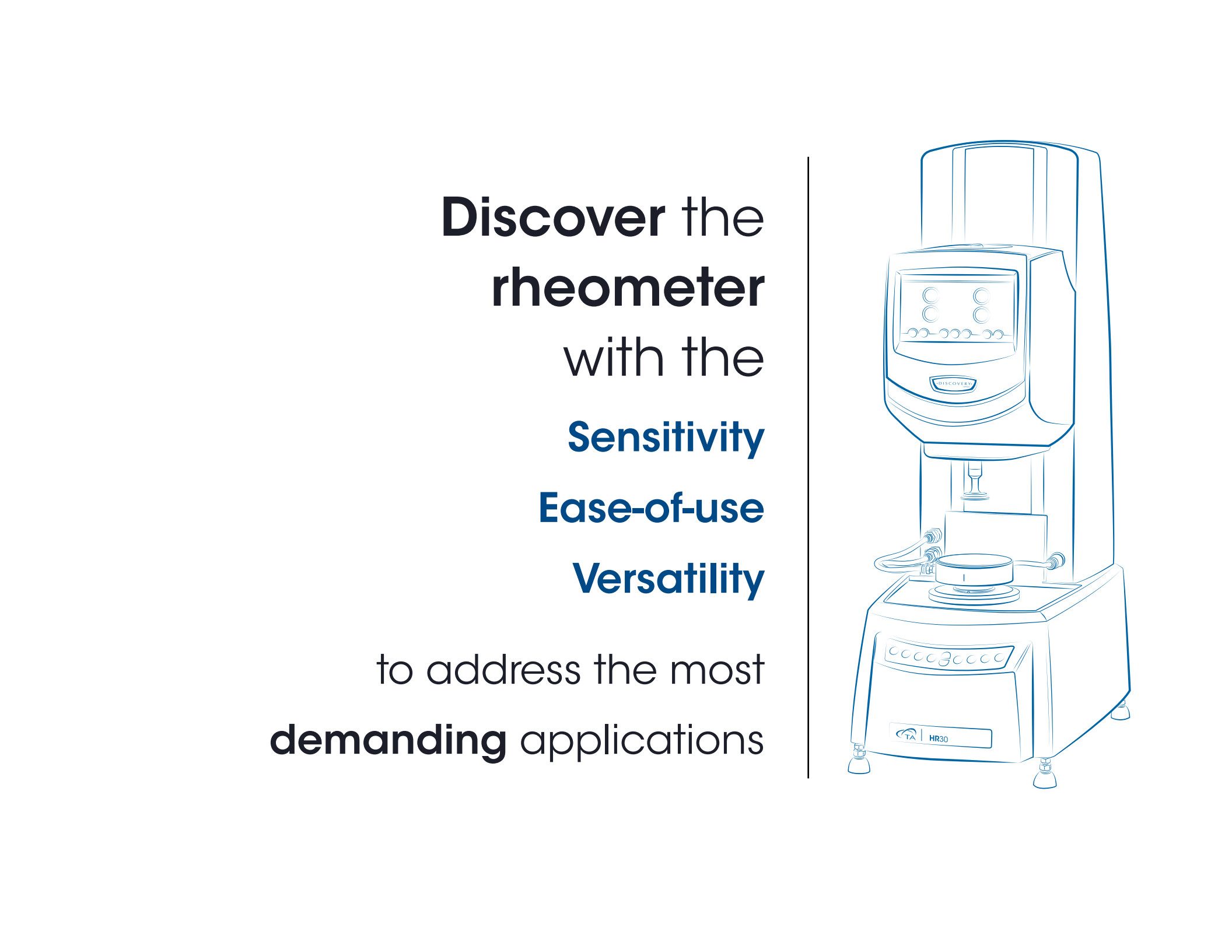 美国TA 流变仪 HR30 Discovery 混合型 进口 磁悬浮轴承 产品关键词:磁悬浮轴承流变仪;混合磁悬浮轴承;ta流变仪hr3