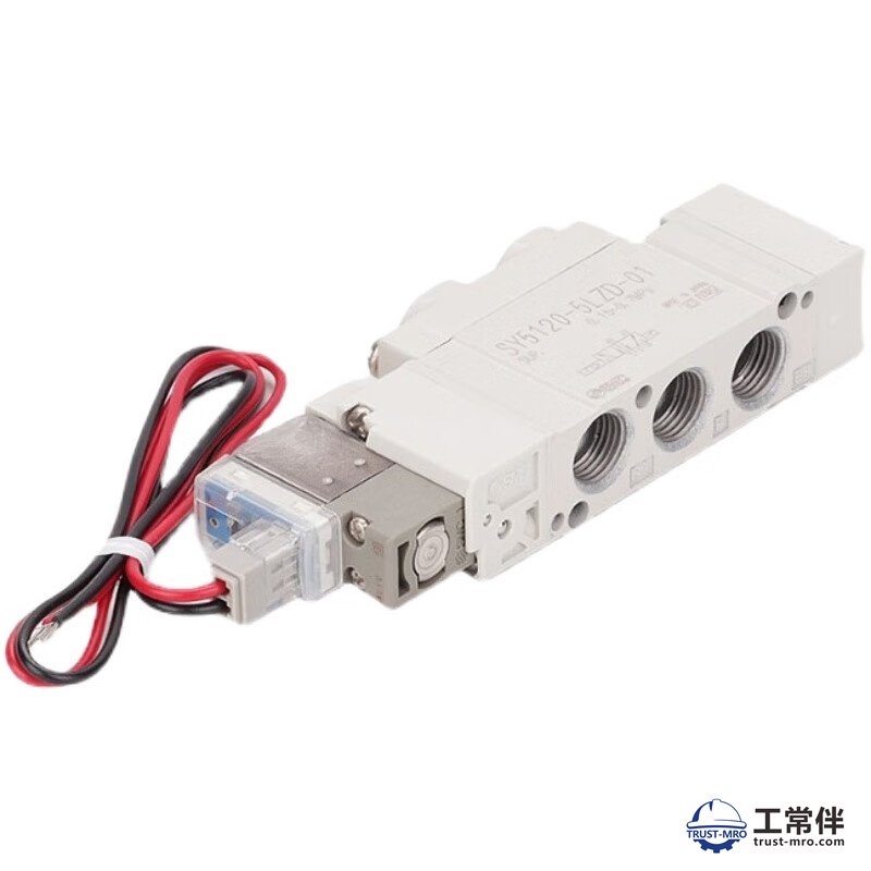 SMC SY5000系列 单体式 气动元件 五通电磁阀 SY5120-5LZE-01 SMC代理