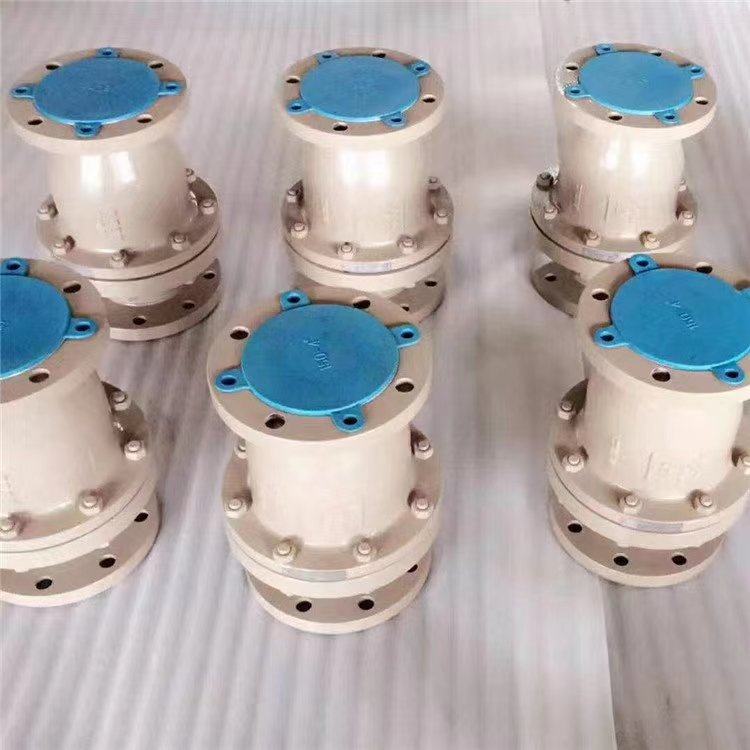 H44J -10P 不锈钢旋启式止回阀 DN100 法兰衬胶单向阀水锤压力小