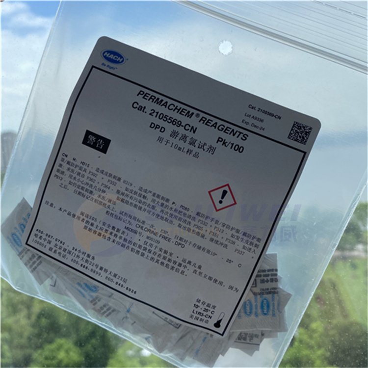 进口美国哈希HACH 游离余氯试剂货号：2105569-CN 余氯分析试剂 - 百度爱采购