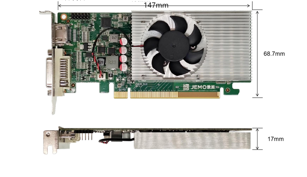 GITSAR集特 国产显卡景嘉微JM9100 2G DDR4 ROHS HDMI+VGA 产品关键词:vga显卡;国产9显卡;显卡jm9;jm9显卡;jm9显卡售价多少钱;景嘉微显卡9;景嘉微 ...