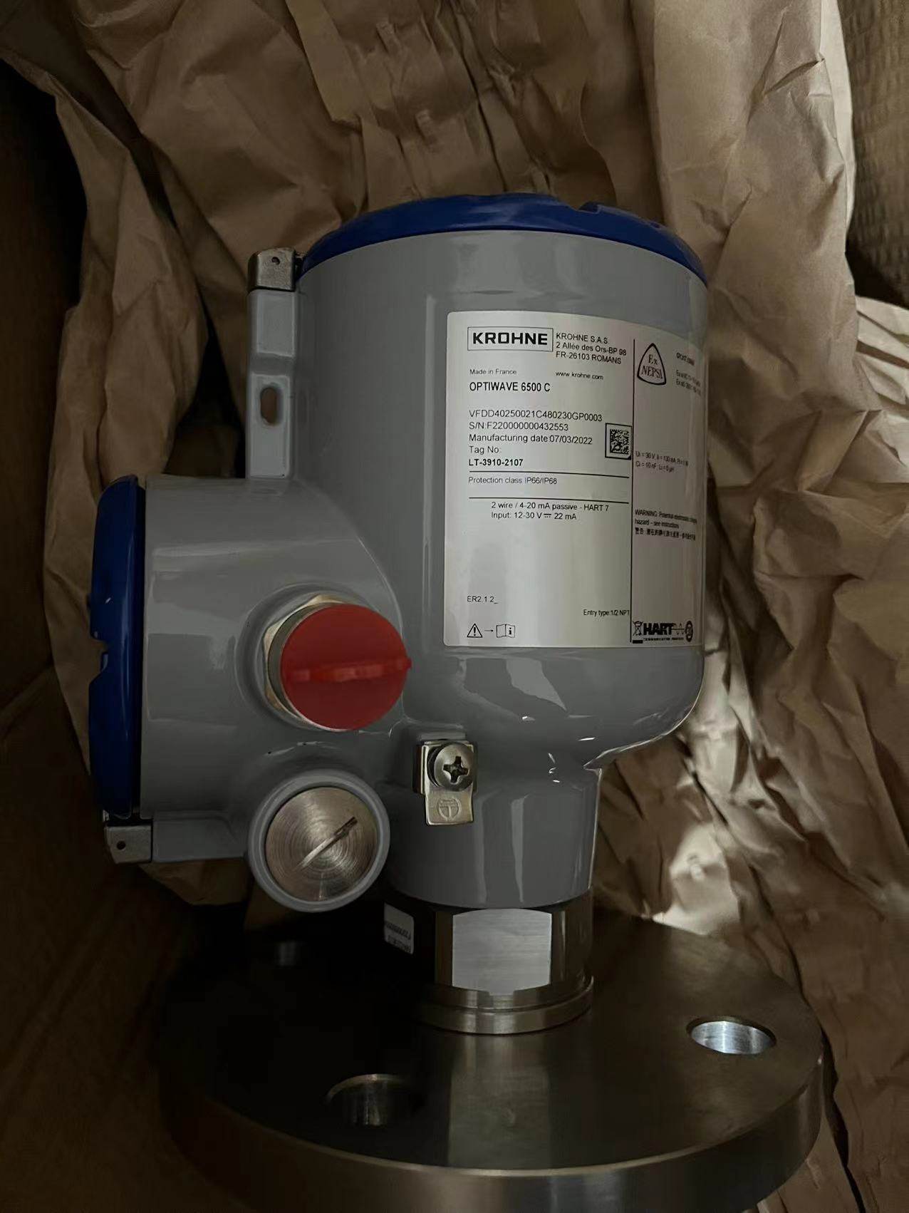 KROHNE科隆 OPTIWAVE 6500 C/6400C雷达液位计高频80GHZ法兰连接 产品关键词:80g雷达料位计科隆;krohne高频80ghz雷达