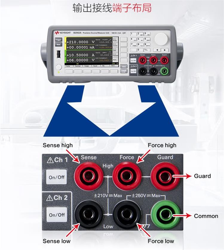 是德keysight B2900系列 精密型源表模块B2902B 2通道 100fA分辨率 产品关键词:是德b2902;b2902b是德科技 ...