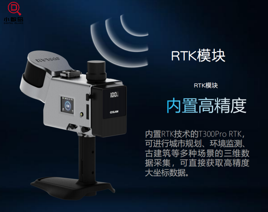 GOSLAM T300rtk建筑立面激光三维扫描 手持式3d扫描仪