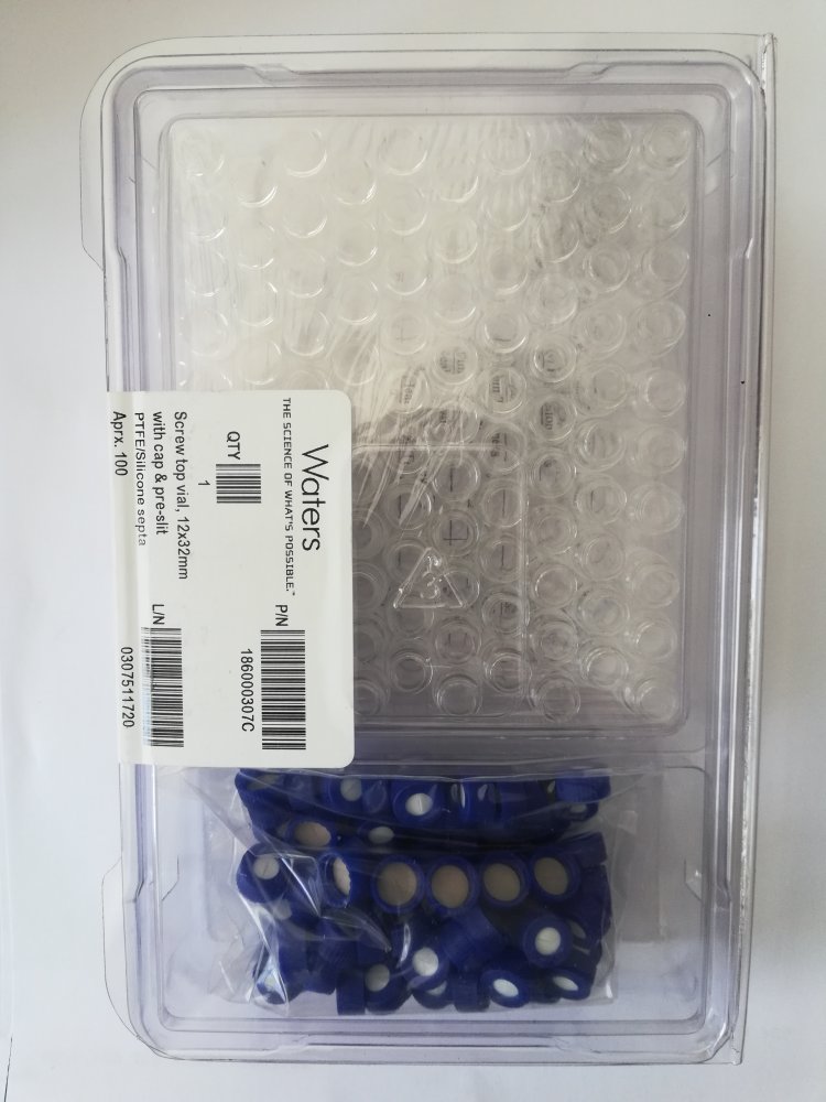 沃特世2mL样品瓶186000307C套装玻璃材质配预开口隔垫 - 百度爱采购