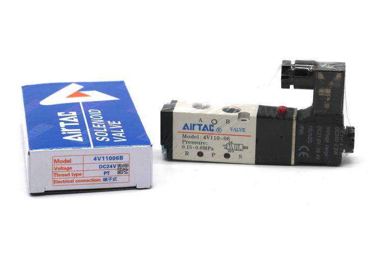 亚德客电磁阀 4M310-08 DC24V气动换向阀AC220V 五通二位 面板式 产品关键词:气动换向阀4m310-08;气动电磁阀 ...